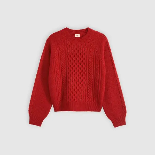 LEVI'S Jolie Cable Crewneck Sweater