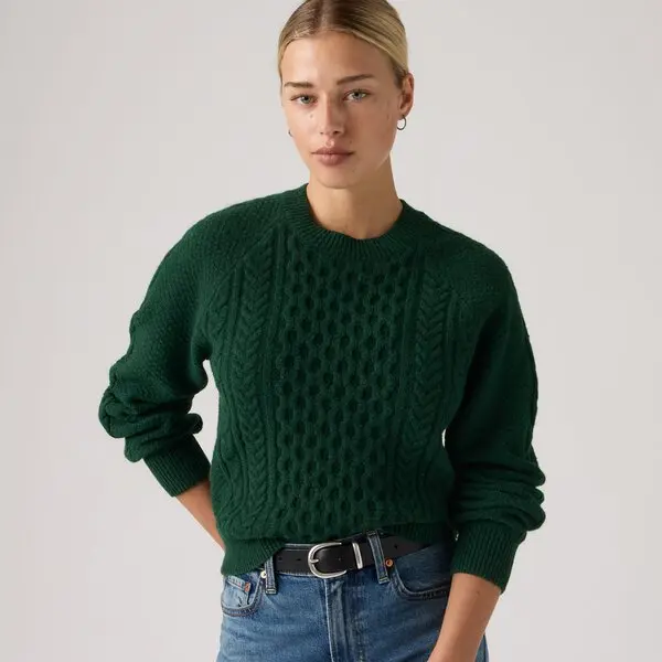LEVI'S Jolie Cable Crewneck Sweater