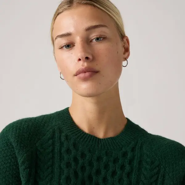 LEVI'S Jolie Cable Crewneck Sweater
