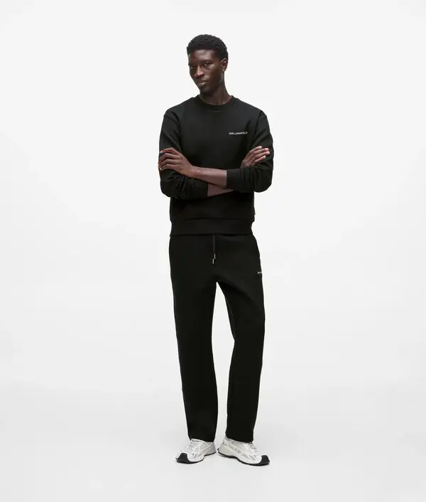 Karl Lagerfeld Logo Straight-leg Sweatpants