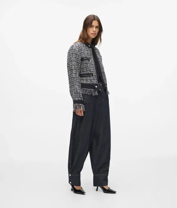 Karl Lagerfeld Bouclé Biker Jacket