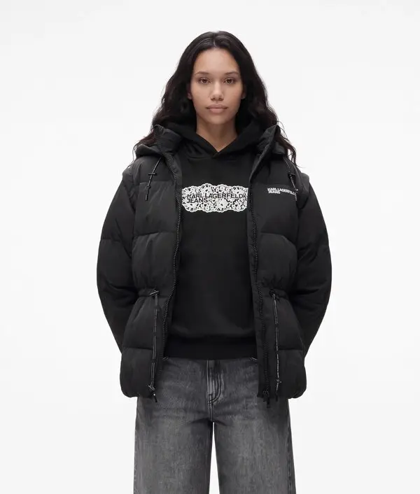 Karl Lagerfeld Transformable Puffer Jacket