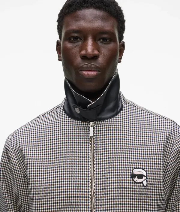 Karl Lagerfeld Ikon Checked Jacket