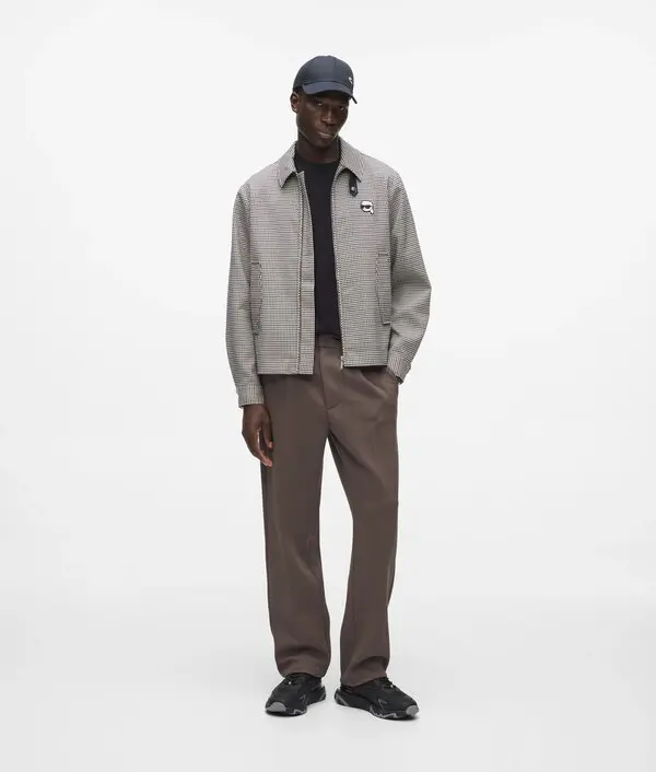 Karl Lagerfeld Ikon Checked Jacket