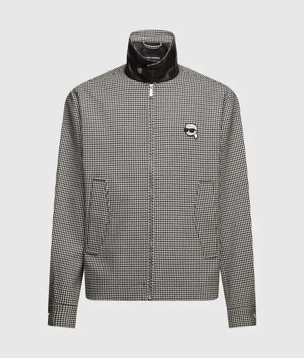 Karl Lagerfeld Ikon Checked Jacket
