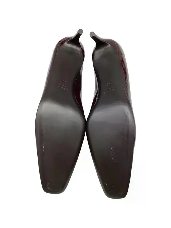 Khaite Celia Patent Pumps - Red