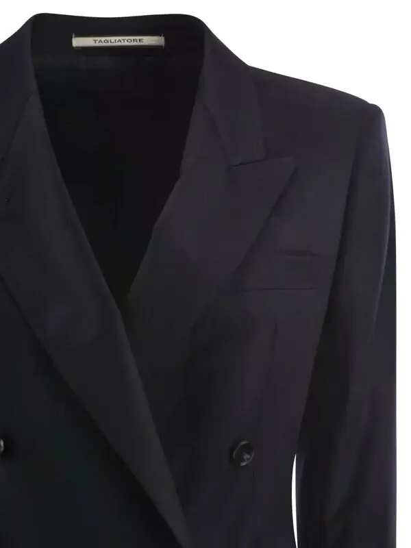 Tagliatore Double-breasted Peak-lapel Blazer