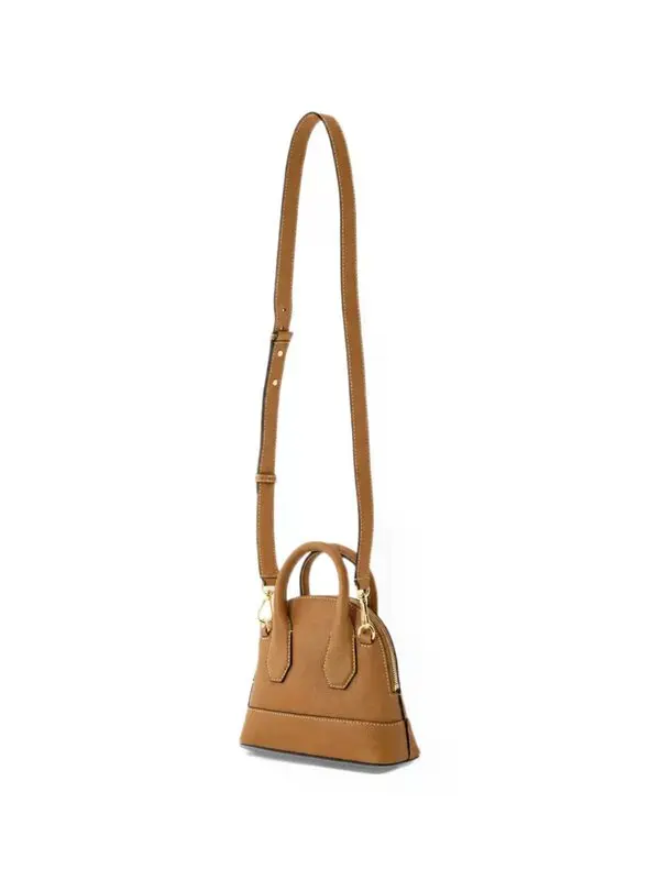 LANCEL Mini Logo-plaque Grained Bovine Leather Tote Bag