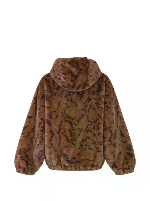 Drole De Monsieur Faux Fur Hodded Jacket