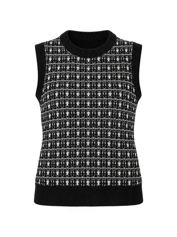Varley Safia Intarsia-knit Top