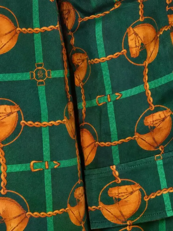 Drole De Monsieur Equestrian-print Shirt