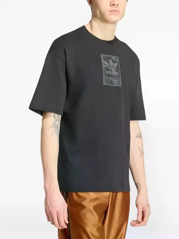 Adidas Camo Tee Tongue Label T-shirt - Black
