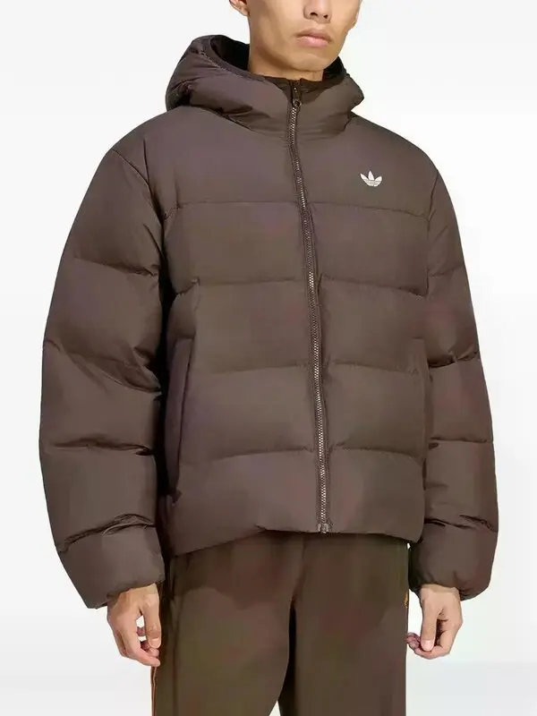 Adidas Hooded Regen Jacket - Brown