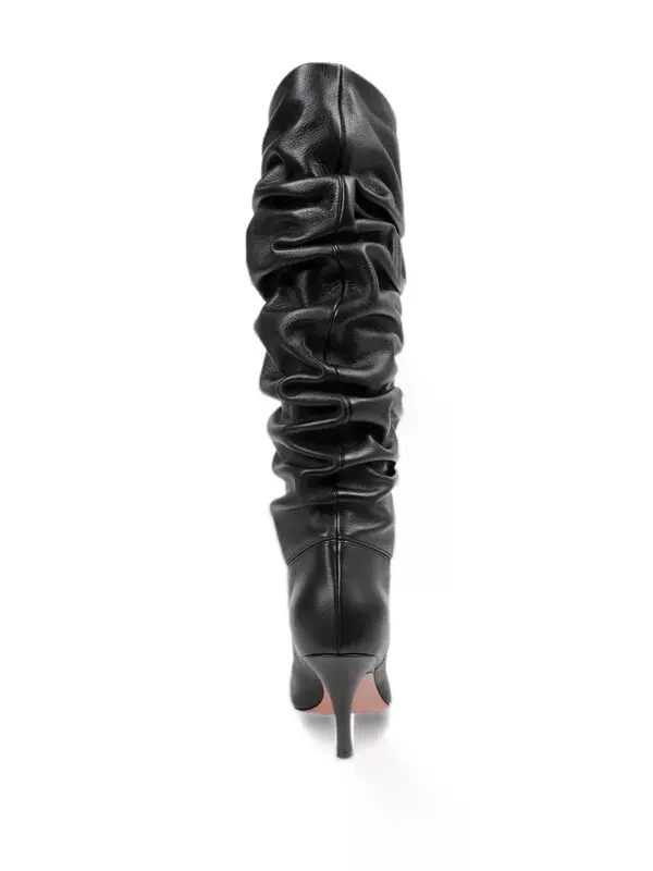 Amina Muaddi Jamie Slouch Bootie 80 Nappa