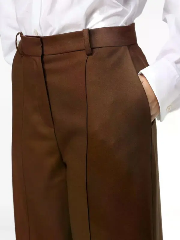 CRIDA MILANO Andrea Faille-textured Trousers