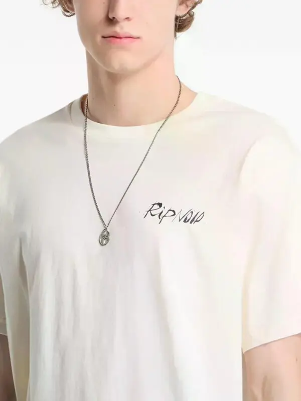RIPNDIP Drive Thru Logo-print T-shirt