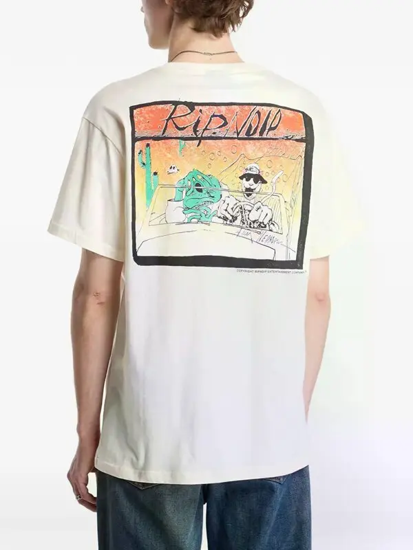 RIPNDIP Drive Thru Logo-print T-shirt