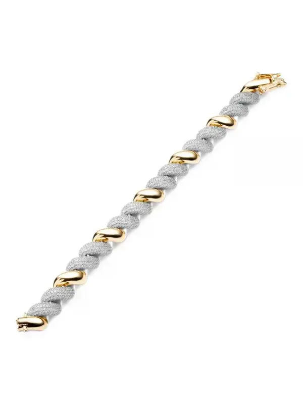 Eddie Borgo Torsade Pavé Necklace
