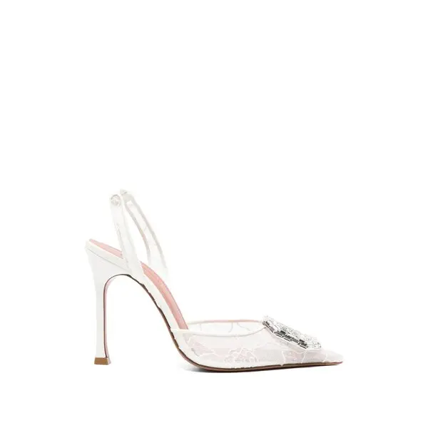 Amina Muaddi Shoes - White