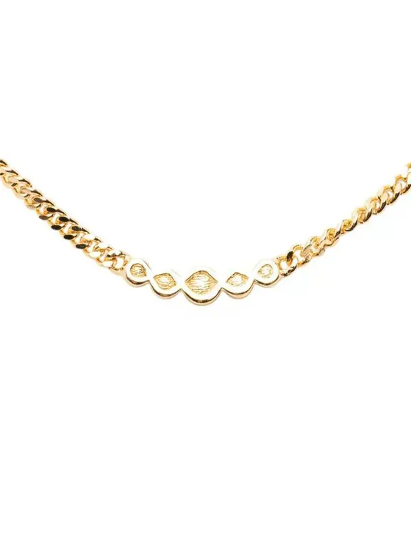 Dior 2000-2026 Plated Strass Pendant Necklace Costume Necklace