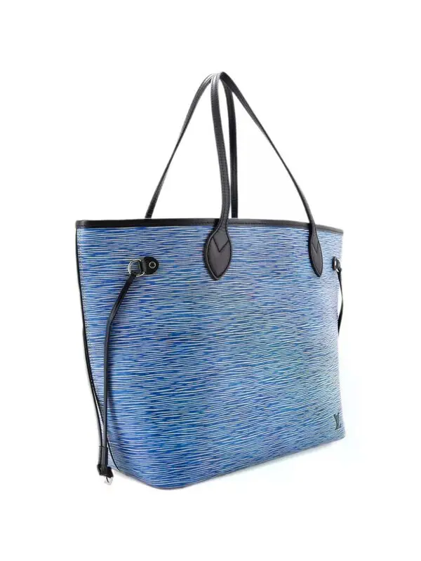 LOUIS VUITTON Neverfull Epi Leather Mm Tote Bag - Blue