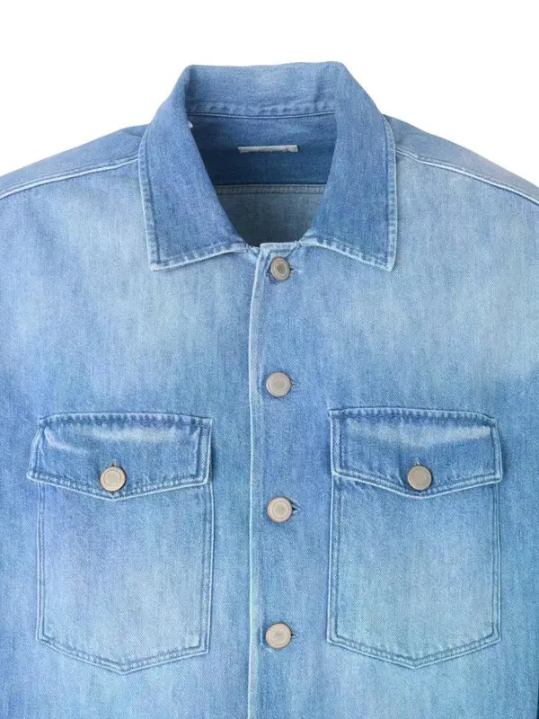 ALESSANDRO GHERARDI Stone-wash Denim Shirt