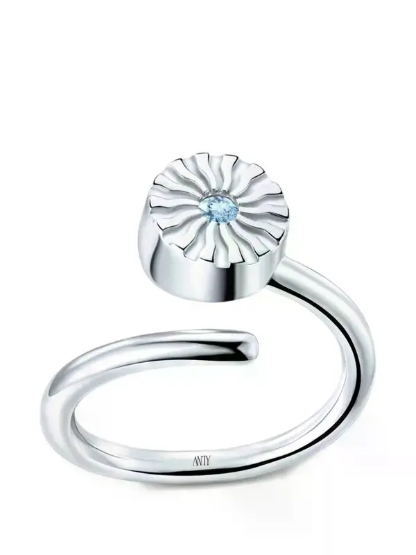 ANTY Aura Duo Curve Topaz Rings