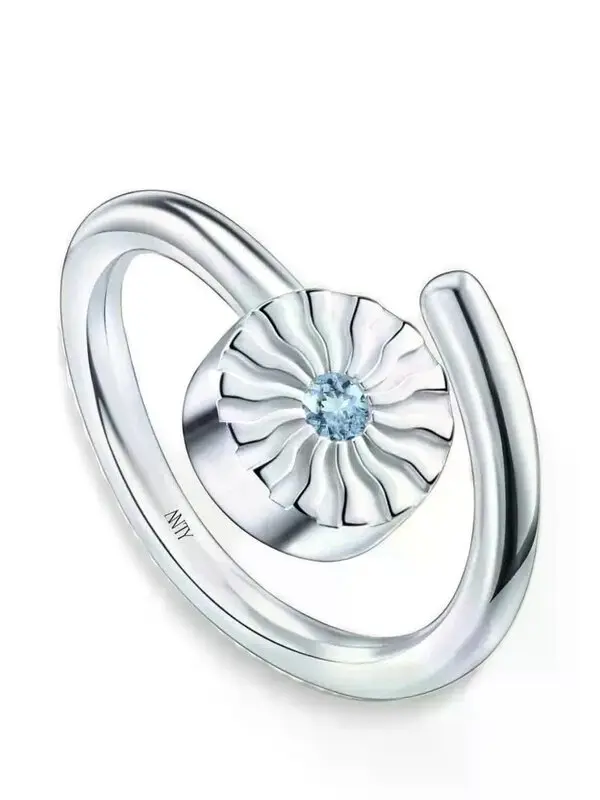 ANTY Aura Duo Curve Topaz Rings