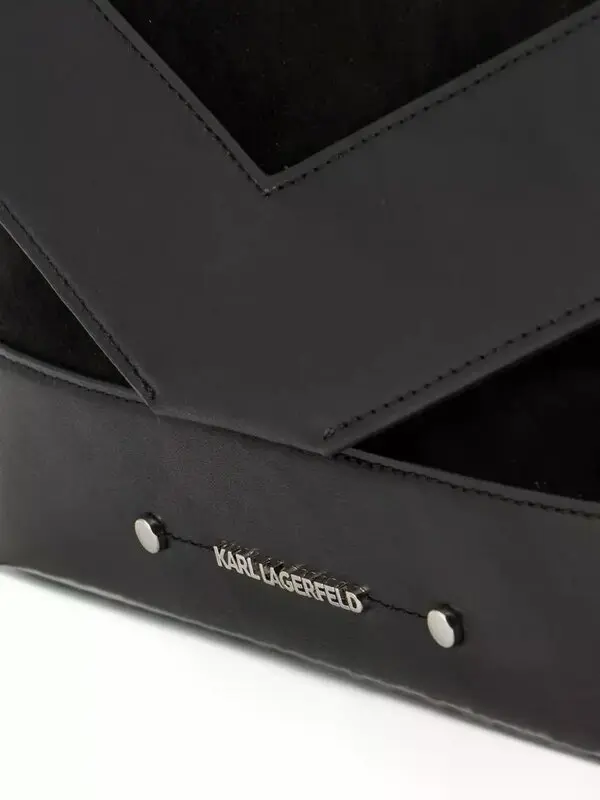Karl Lagerfeld K/koncept Chevron-shaped Crossbody Bag