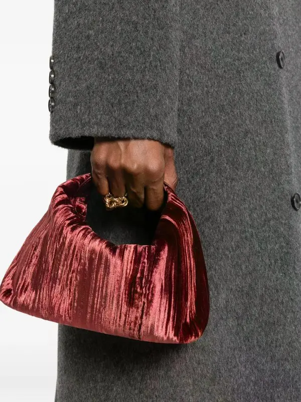 Furla Tonie Crinkled-effect Tote Bag - Red