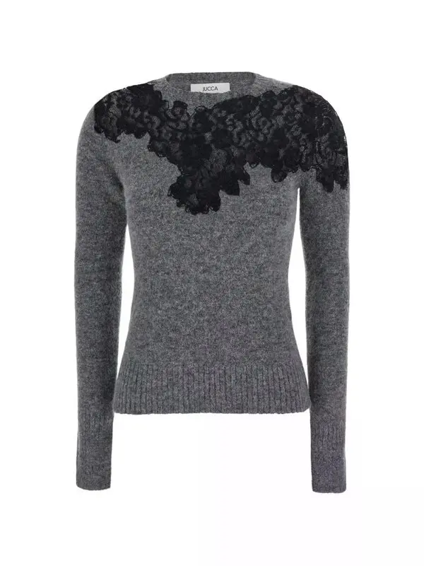JUCCA Lace-trimmed Sweater