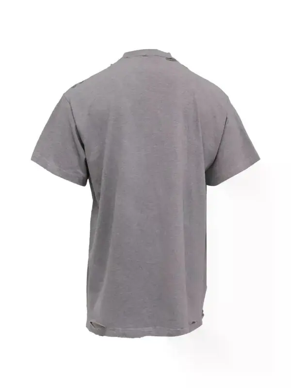 Balenciaga Planet Earth Distressed T-shirt