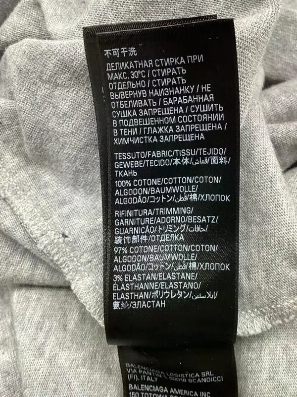 Balenciaga Planet Earth Distressed T-shirt