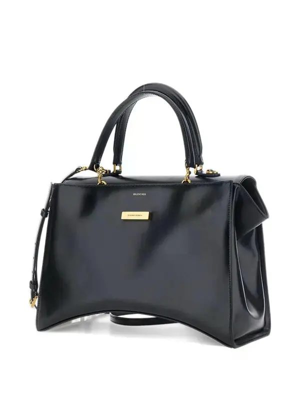 Balenciaga Hourglass Avenue Top Handle Bag Medium - Black