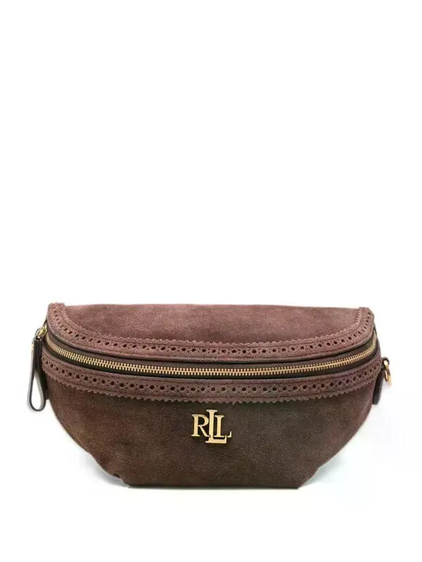 Ralph Lauren Marcy Suede-trimmed Belt Bag - Brown