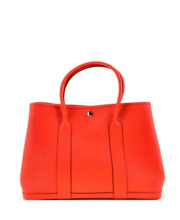 Hermès 36 Garden Party Tote Leather With Printed Interior