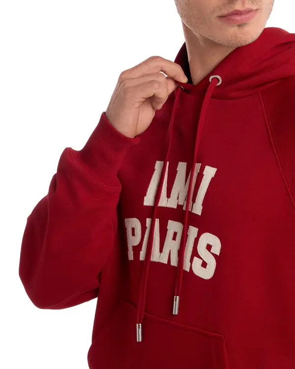 AMI Paris Embroidered Hoodie