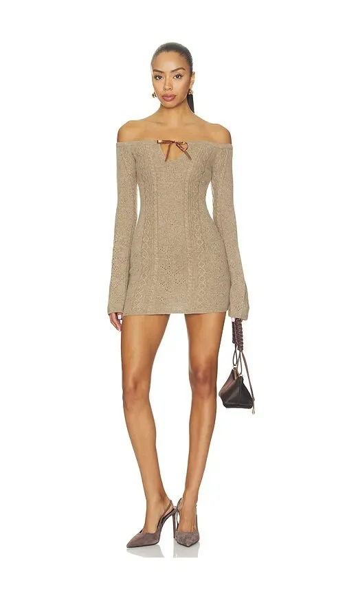 Majorelle Gerlinde Mini Dress In Brown