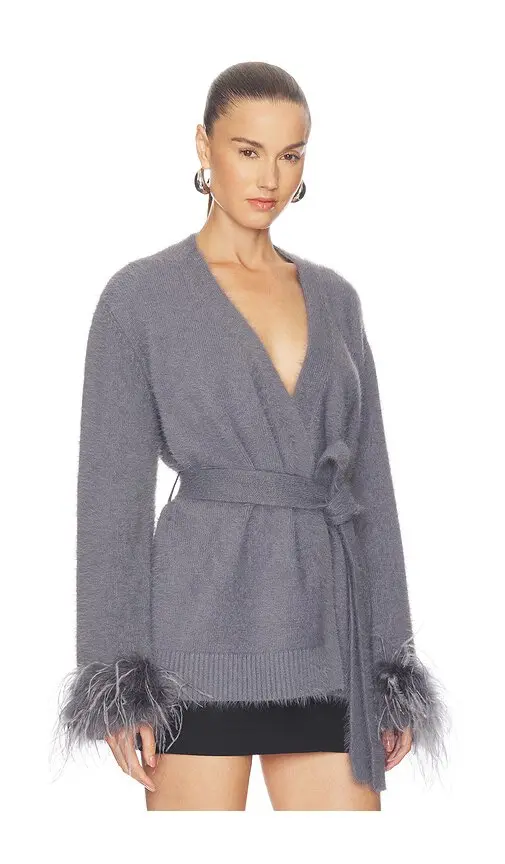 Majorelle Wilma Feather Cardigan