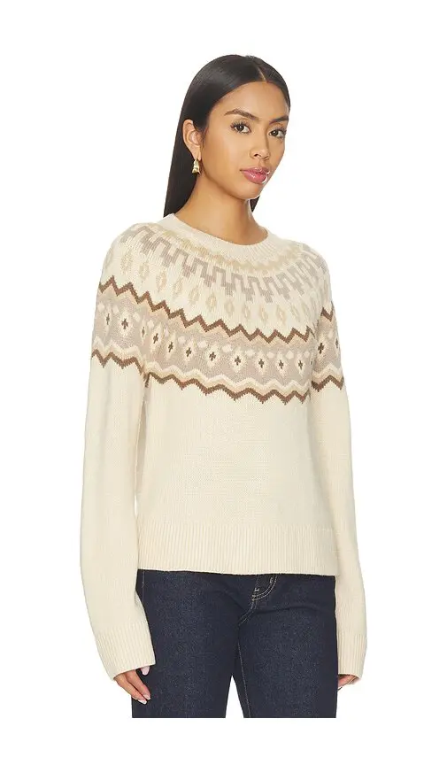Tularosa Maralyn Fair Isle Sweater In Ivory