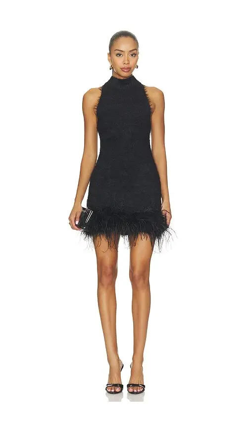 Majorelle Starlette Feather Dress