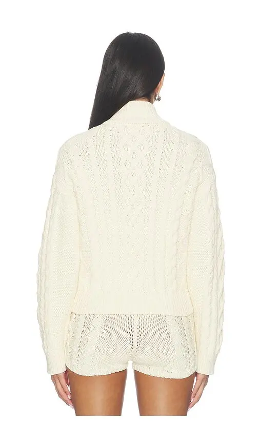 LOVERS AND FRIENDS Dottie Funnel Neck Sweater