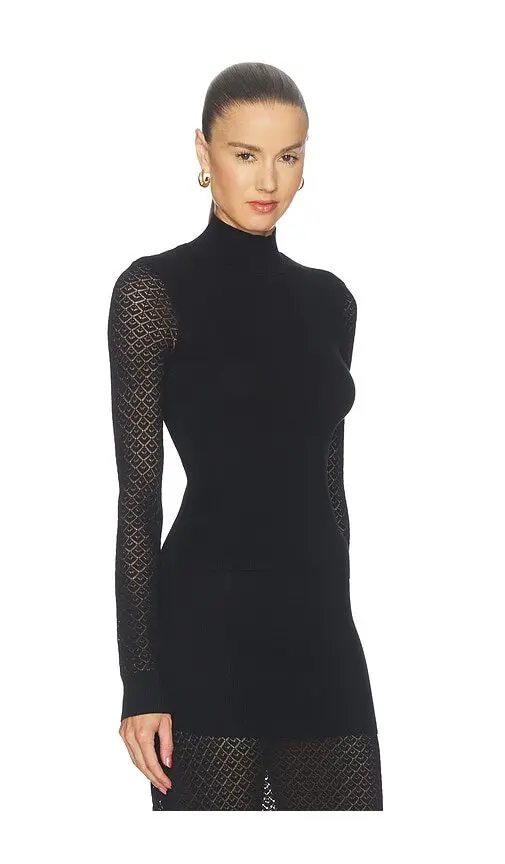 LOVERS AND FRIENDS Belen Mock Neck Sweater