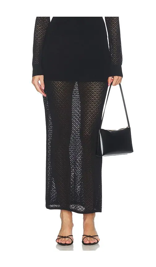 LOVERS AND FRIENDS Belen Pointelle Skirt