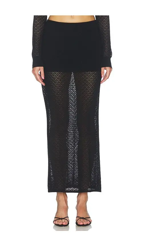LOVERS AND FRIENDS Belen Pointelle Skirt