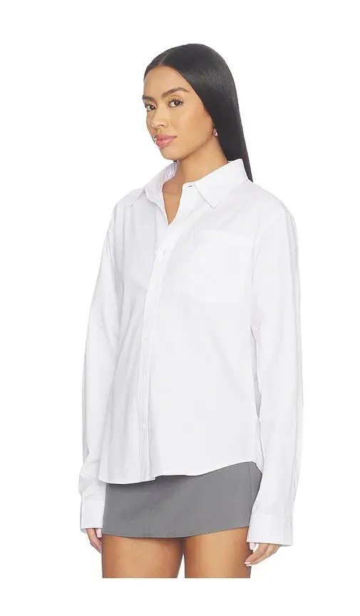 Lioness Hailey Button Up Shirt In White
