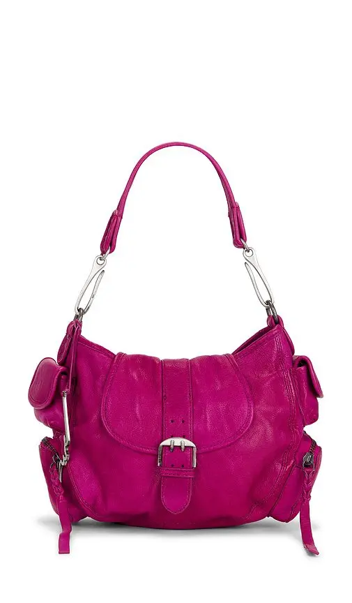Free People X We The Free Baby Asher Tote Bag In Pink - Raspberry Rose