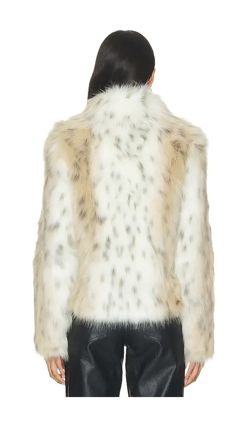 UNREAL FUR Wild Dream Faux Fur Jacket In Beige