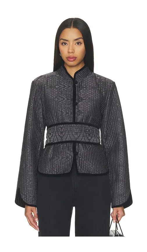 UNREAL FUR Sidereal Jacket In Charcoal