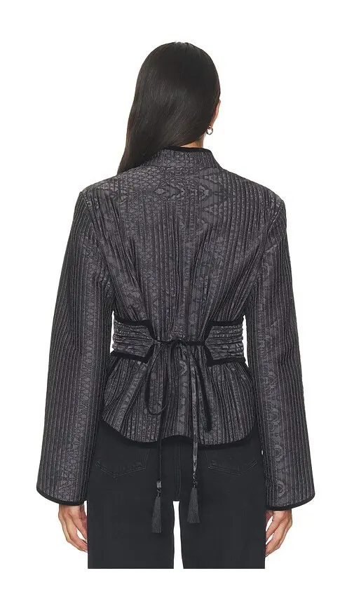 UNREAL FUR Sidereal Jacket In Charcoal